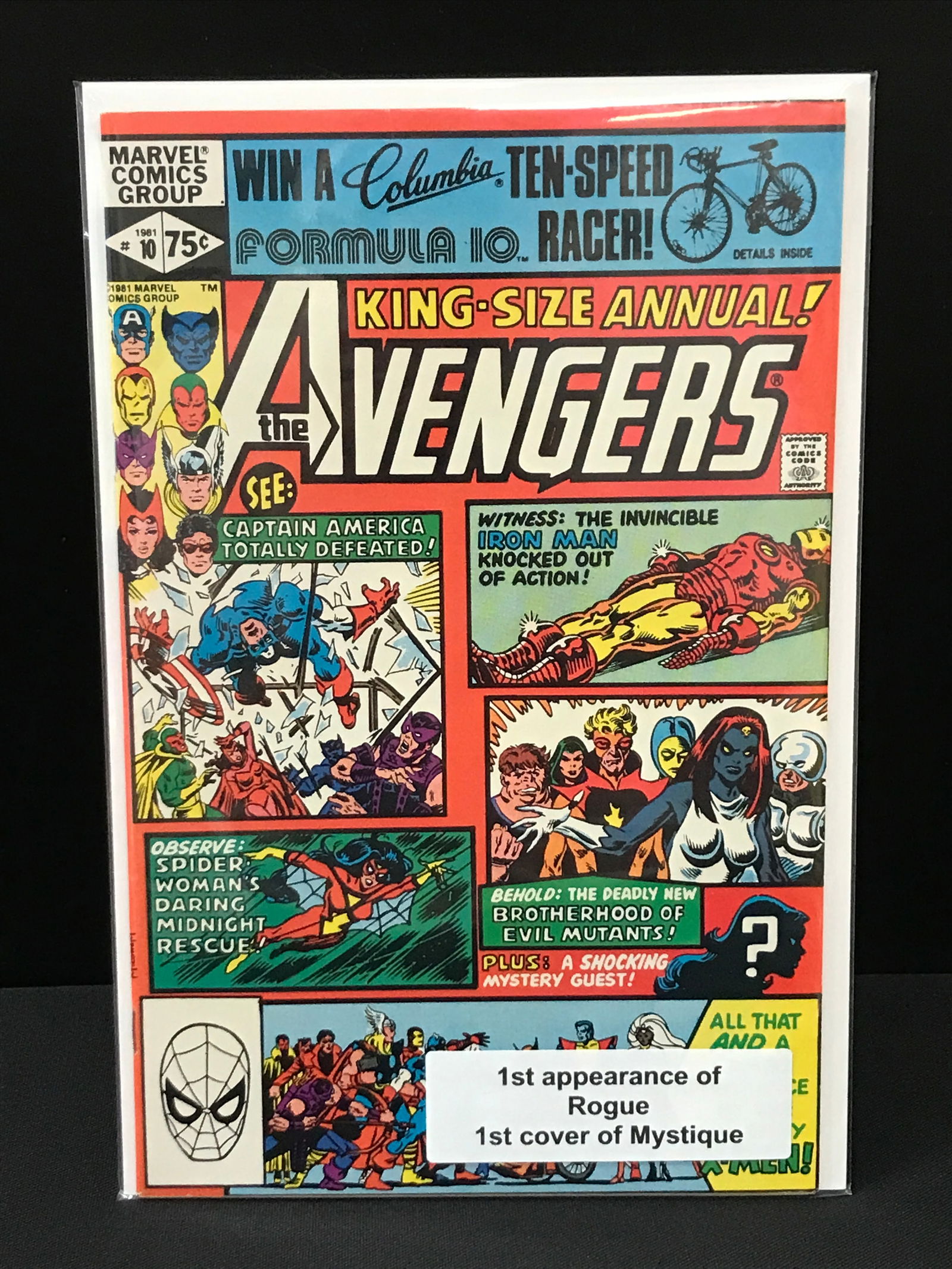 The Avengers King Sized Annual #10 1st Appearance Of Rogue Marvel Comics