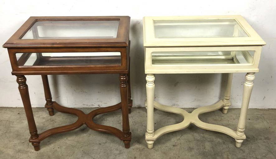 Two Vitrine Tables