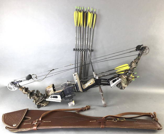 Pse Mach 6 Compound Bow And Easton Arrows