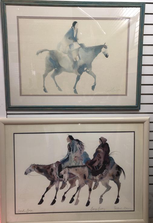 2 Carol Griggs Native American Lithographs