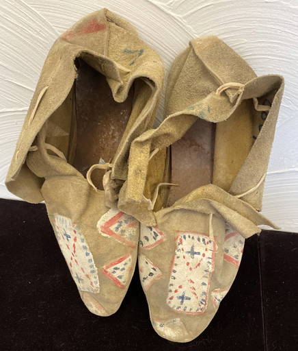 Native American Actor Iron Eyes Cody Apache Moccasins