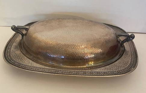 Vintage Art Deco Amethyst Serving Tray