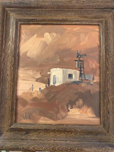 "White Washed Adobe" Oil By Hugh Cabot original - Nov 20, 2021 | Cowboy ...