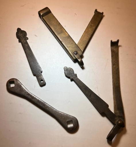 Lot Of Four Antique Brass Keys China