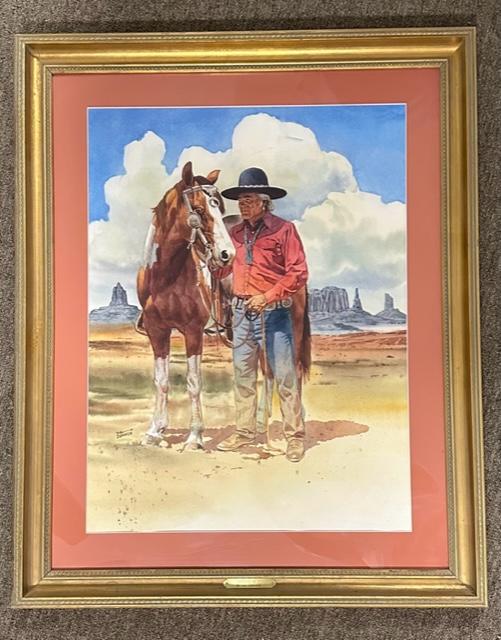 "the Natani Nez" Original Painting By Vic Donahue Auction