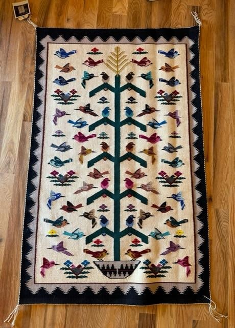 Marie Sellers Navajo Woven Tree Of Life Rug Hubbell