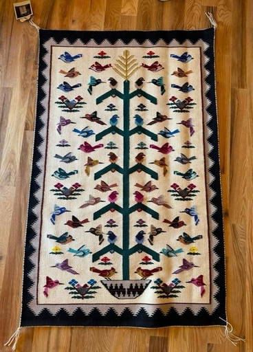 Marie Sellers Navajo Woven Tree Of Life Rug Hubbell