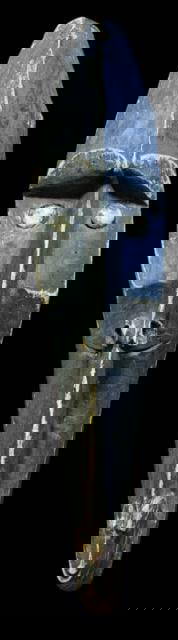 Antique Sepik River Mask With Shell Eyes Auction