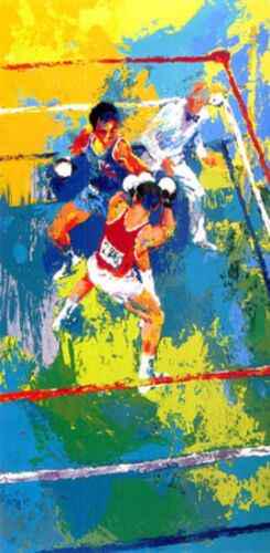 Leroy Neiman Olympic Boxing, Moscow 1980 Serigraph