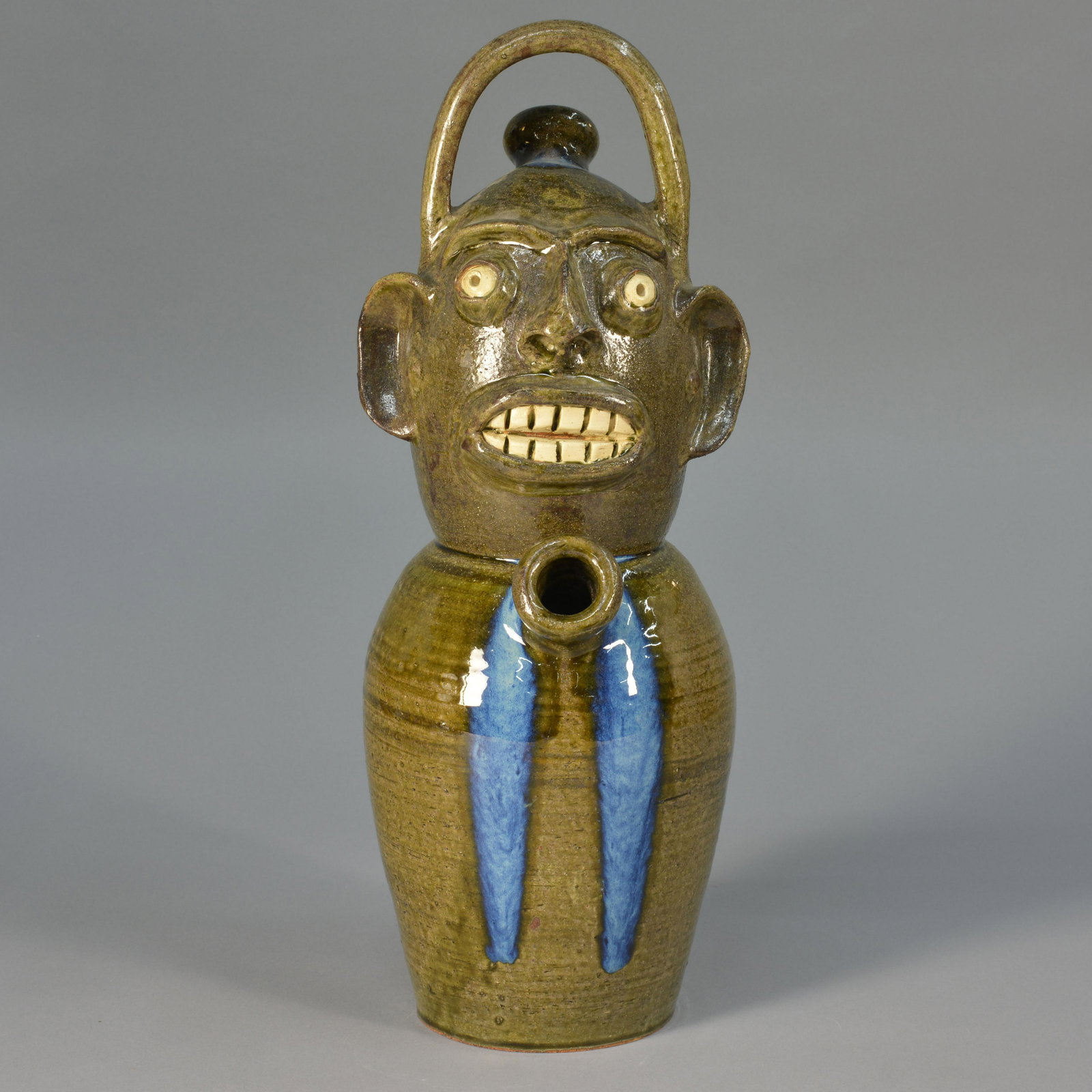 Randy Tobias Monkey JUG FACE JUG - Jun 13, 2020 | Ledbetter Folk Art ...