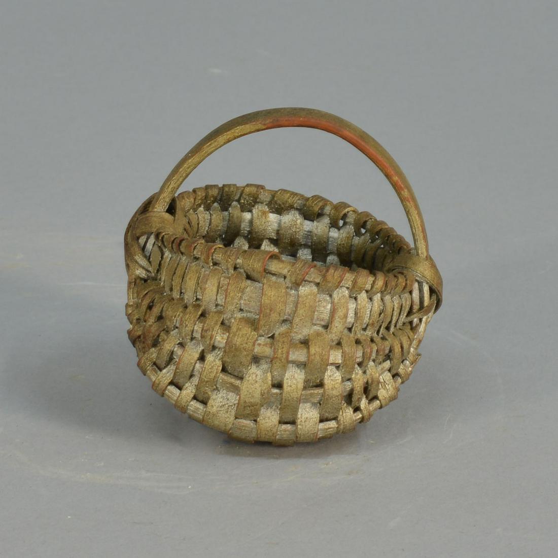 Miniature Oak Split Basket OLD - Jun 13, 2020 | Ledbetter Folk Art ...