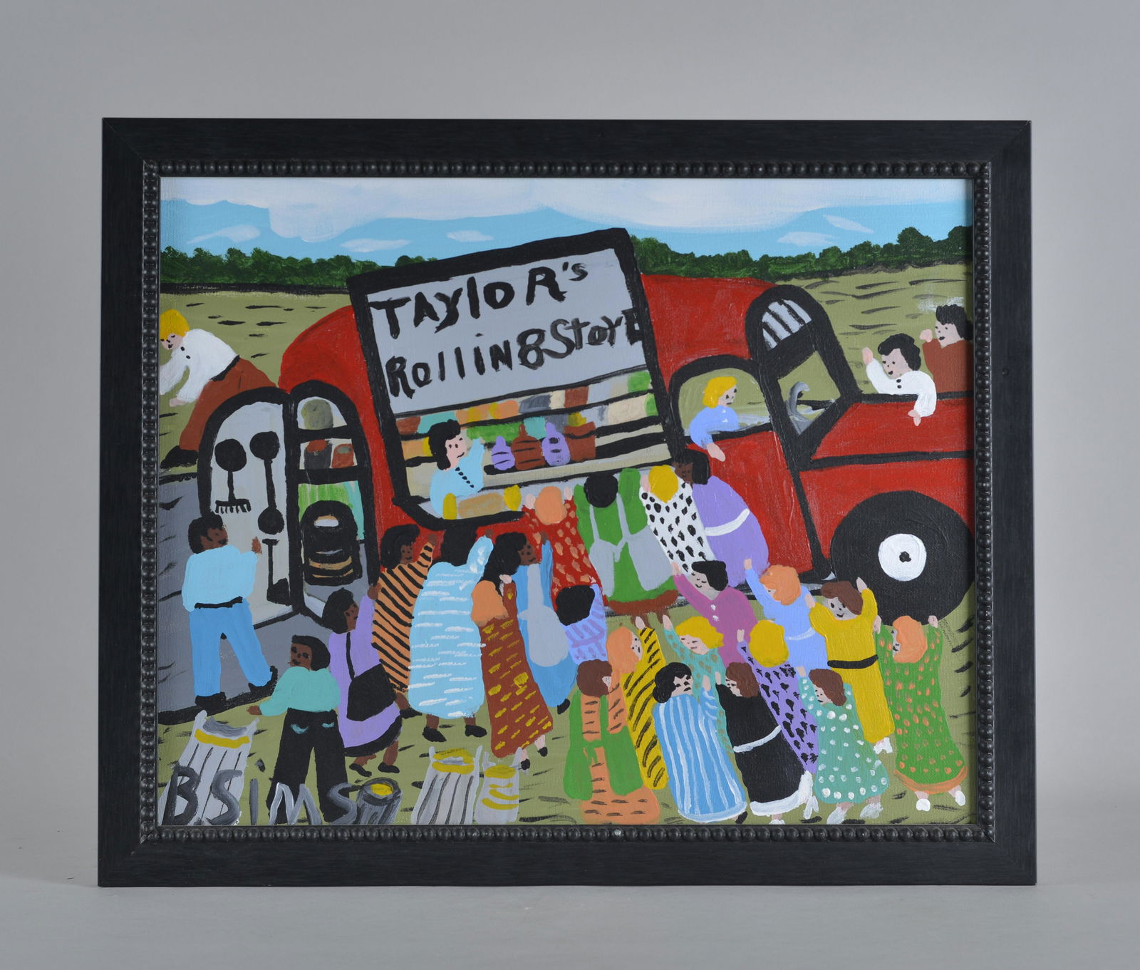 BERNICE SIMS PAINTING - Jun 09, 2013 | Hewlett's Auctions in CA