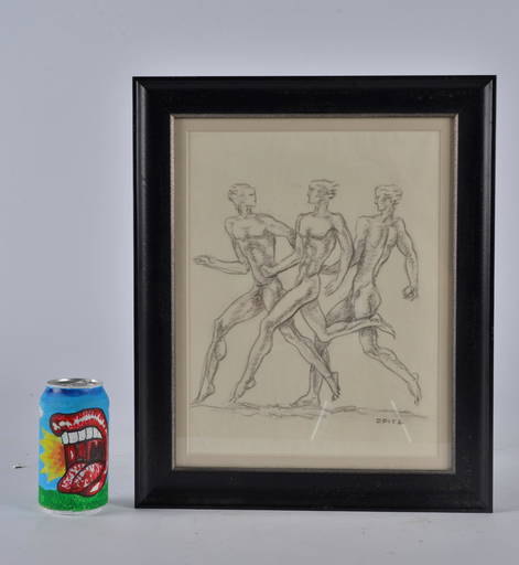 Ferdinand Opitz (1885 1956) Pencil On Paper