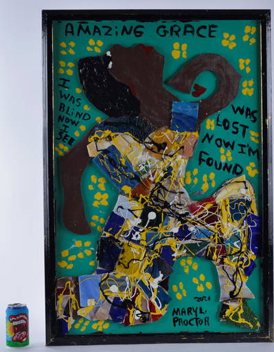 Mary L Proctor Collage B. 1960 (amazing Grace)