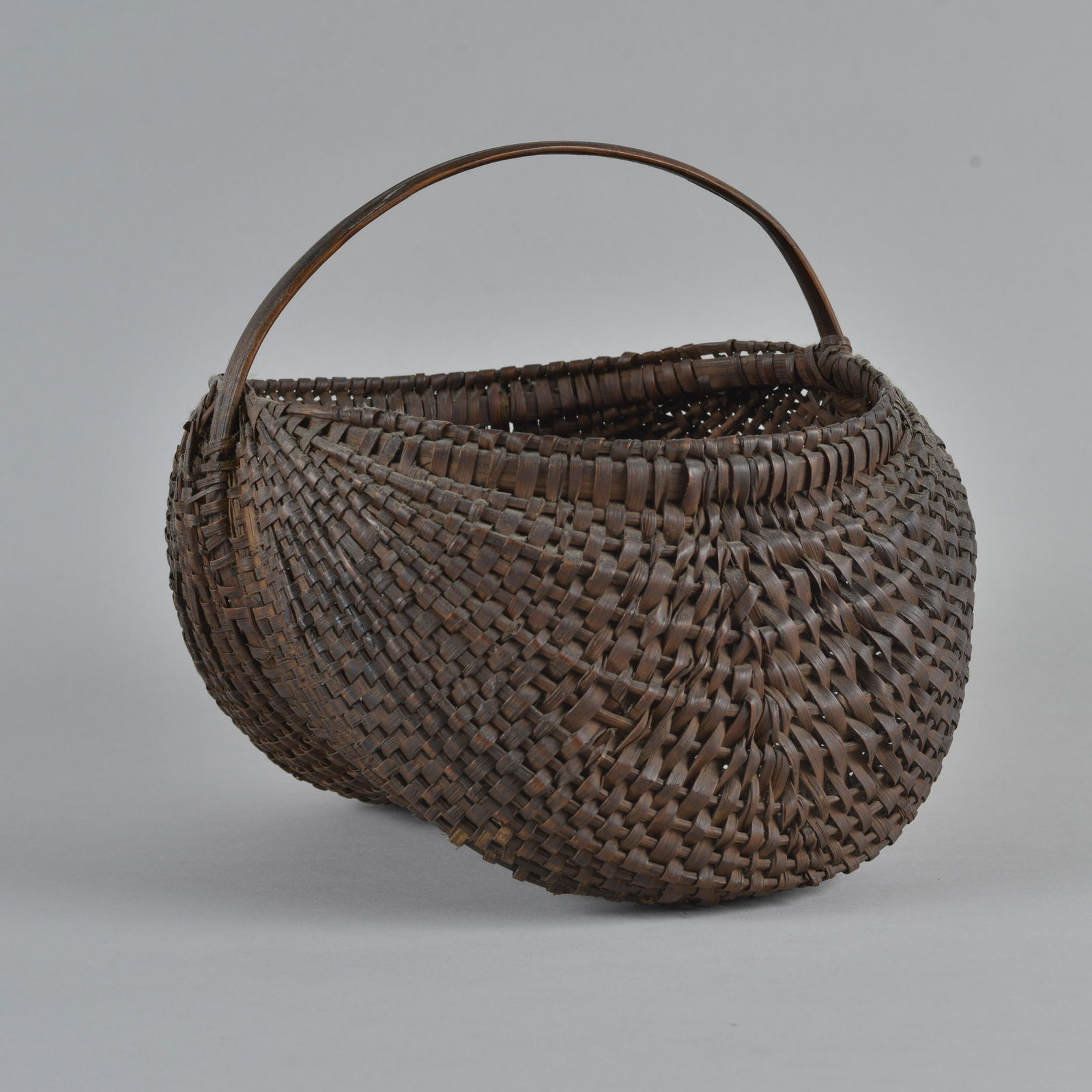 Antique Oak Split Basket