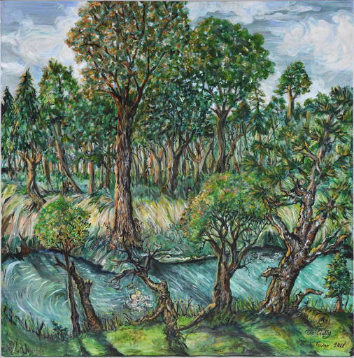 Paula Towne Folk Art Painting