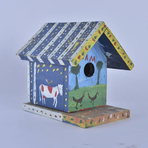 Sam The Dot Man Small Bird House