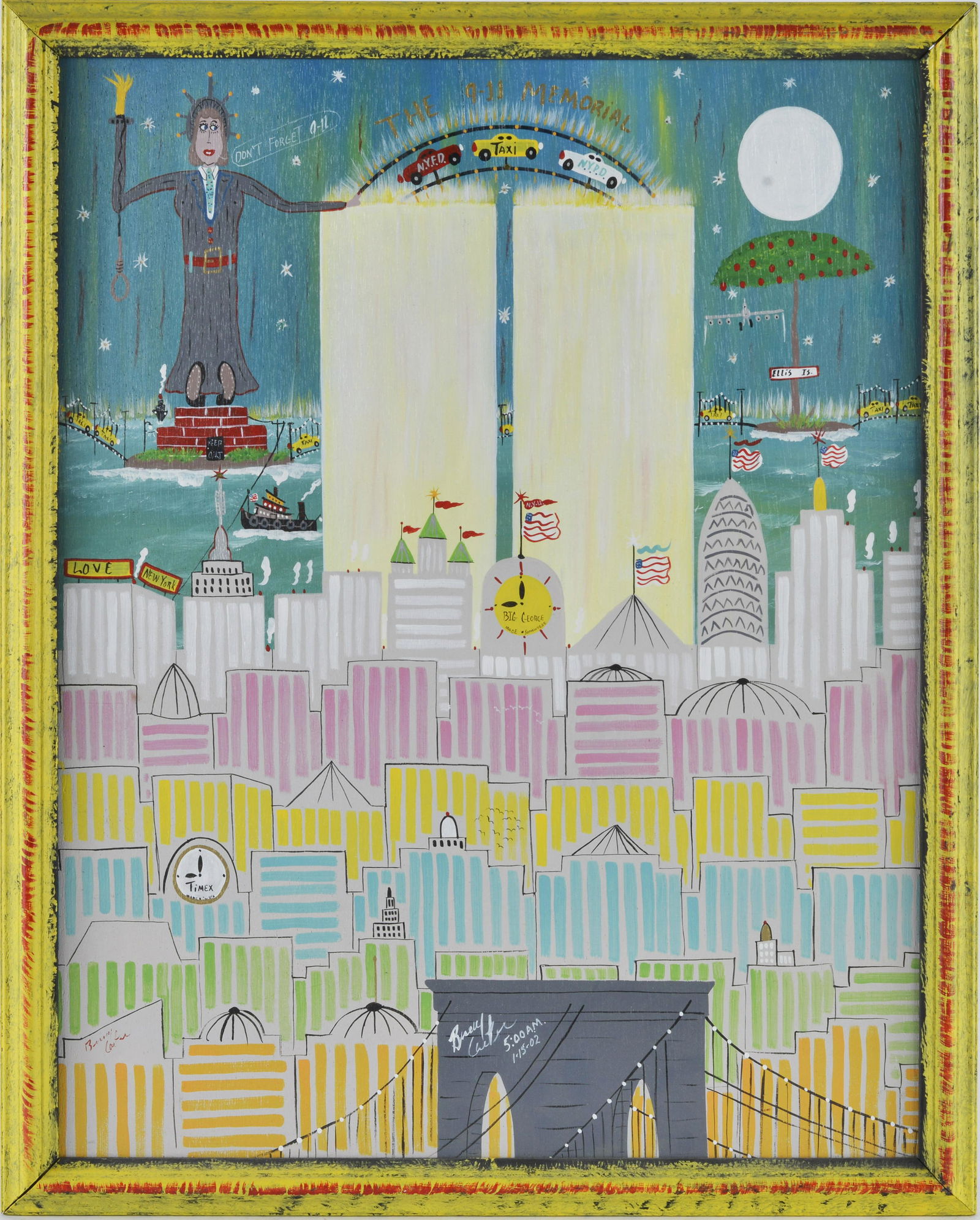 Benny Carter Folk Art Painting