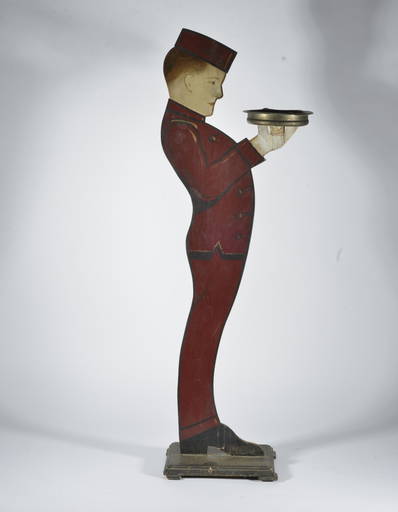 Wooden Cut Out Butler Ashtray