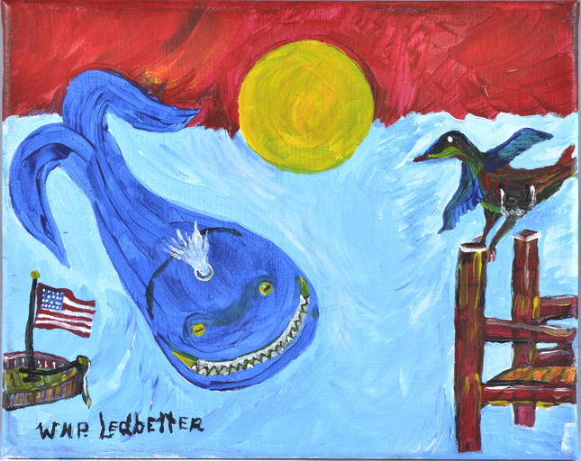 Wade Ledbetter Folk Art Painting (#0291) on Jul 09, 2022 | Ledbetter ...
