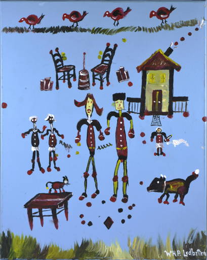 Wade Ledbetter Folk Art Painting (#0294) on Jul 09, 2022 | Ledbetter ...
