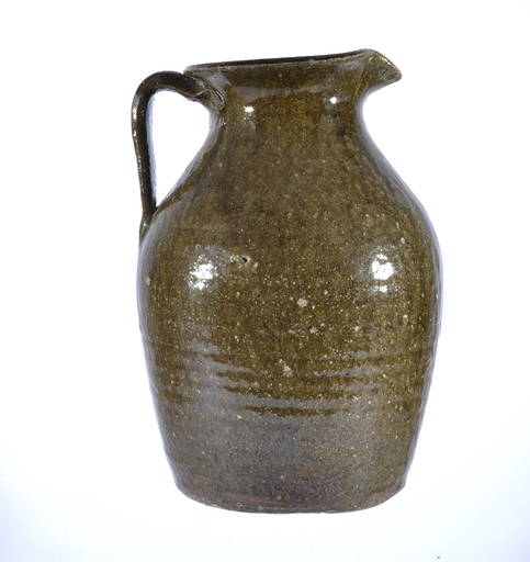 Casey Meaders (attr) Rare Alkaline Glaze Pitcher Catawba Co Nc