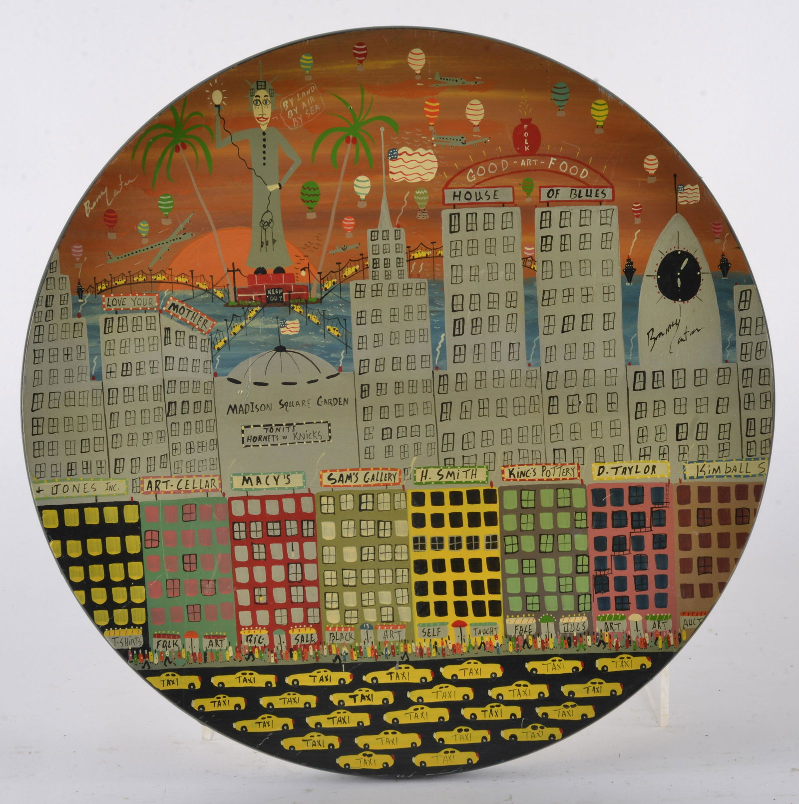 Benny Carter Folk Art Painting - Aug 27, 2022 | Ledbetter Folk Art ...