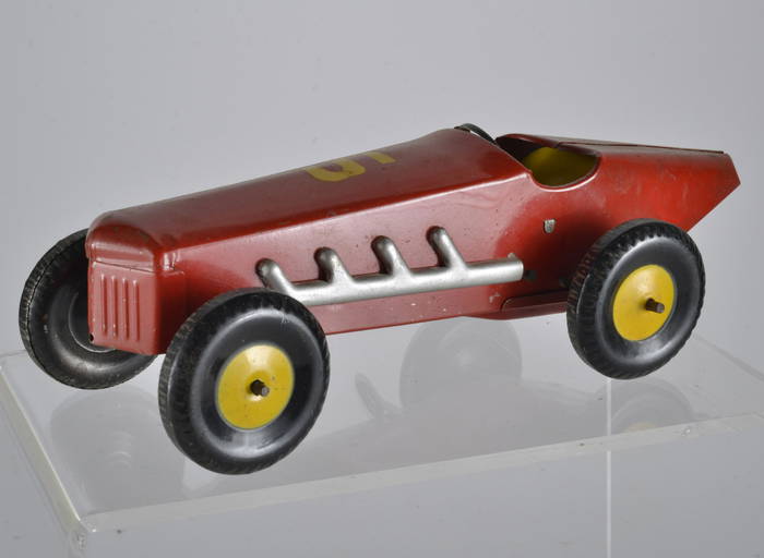 Tin Litho Wind Up Racer (#0438) on Sep 15, 2022 | Ledbetter Folk Art ...