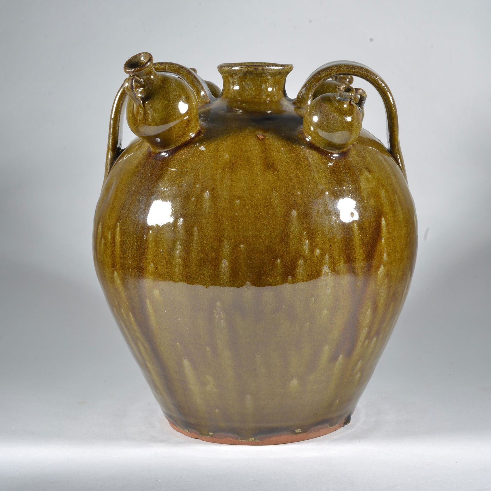 Steve Abee Puzzle Jug 1990s Very Rare Catawba Valley Nc Pottery