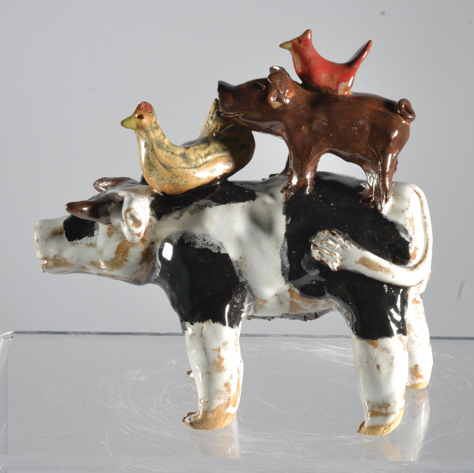 Marvin Bailey Cow Figural by Lynn Bailey (#0022) on Oct 08, 2022 ...