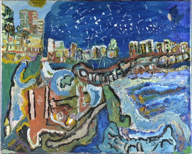 C Rogers Folk Art Painting