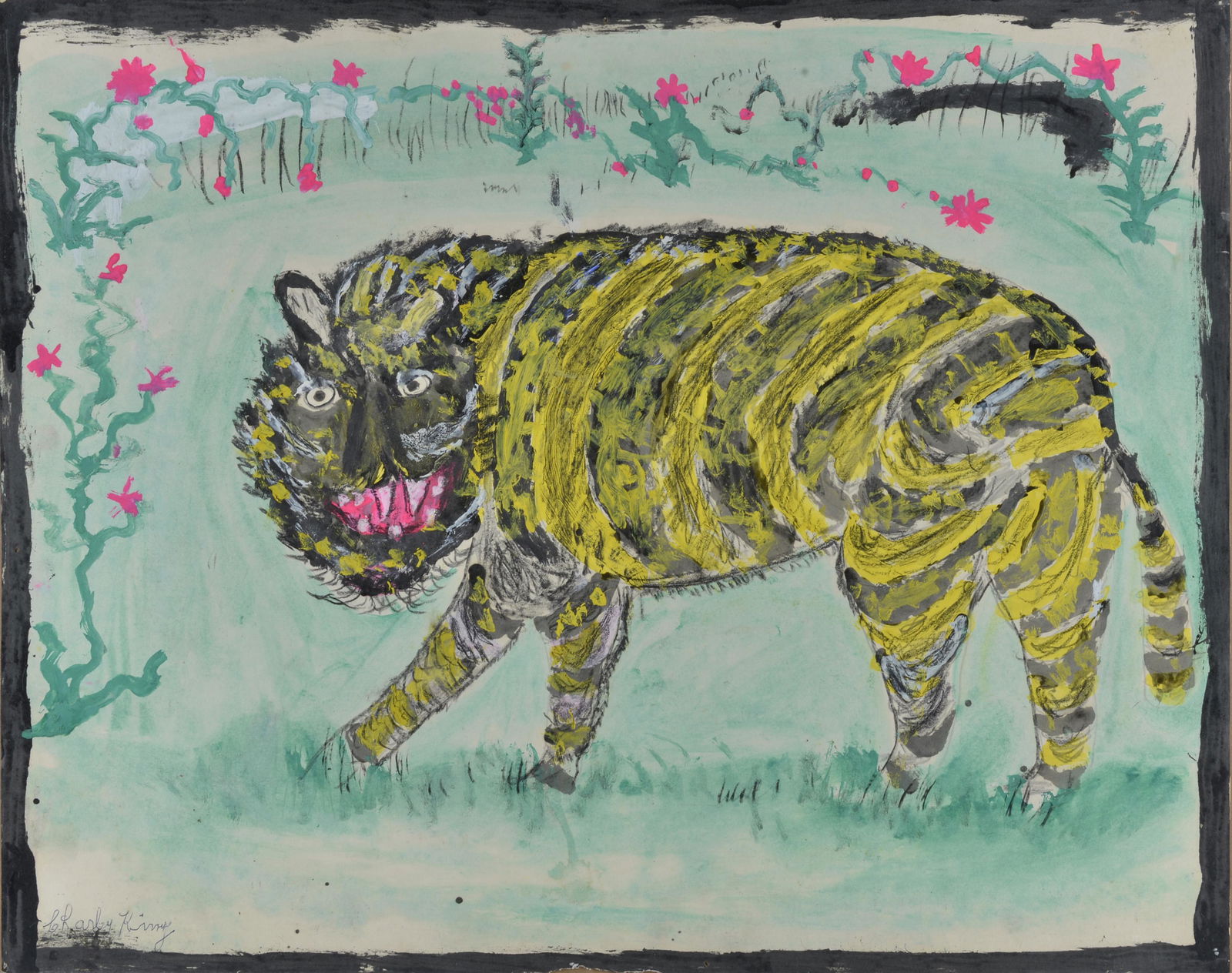 Charley Kinney Folk Art Drawing (#0603) on Oct 08, 2022 | Ledbetter ...