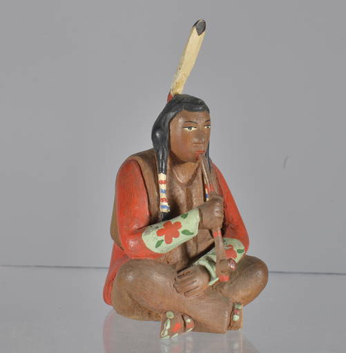 Carved Trading Post Wooden Indian (#0078) on Nov 27, 2022 | Ledbetter ...