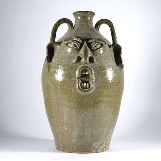 Joe Reinhardt Face Jug - Nov 27, 2022 | Ledbetter Folk Art Auction in NC