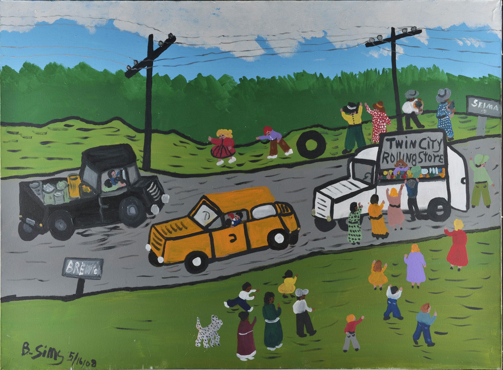 Bernice Sims (Alabama/Louisiana, 1926-2014) 66" x 50" (#0094) on Dec 16 ...