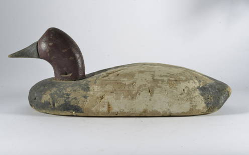 Old Folk Art Carved Wood Mallard Duck Decoys