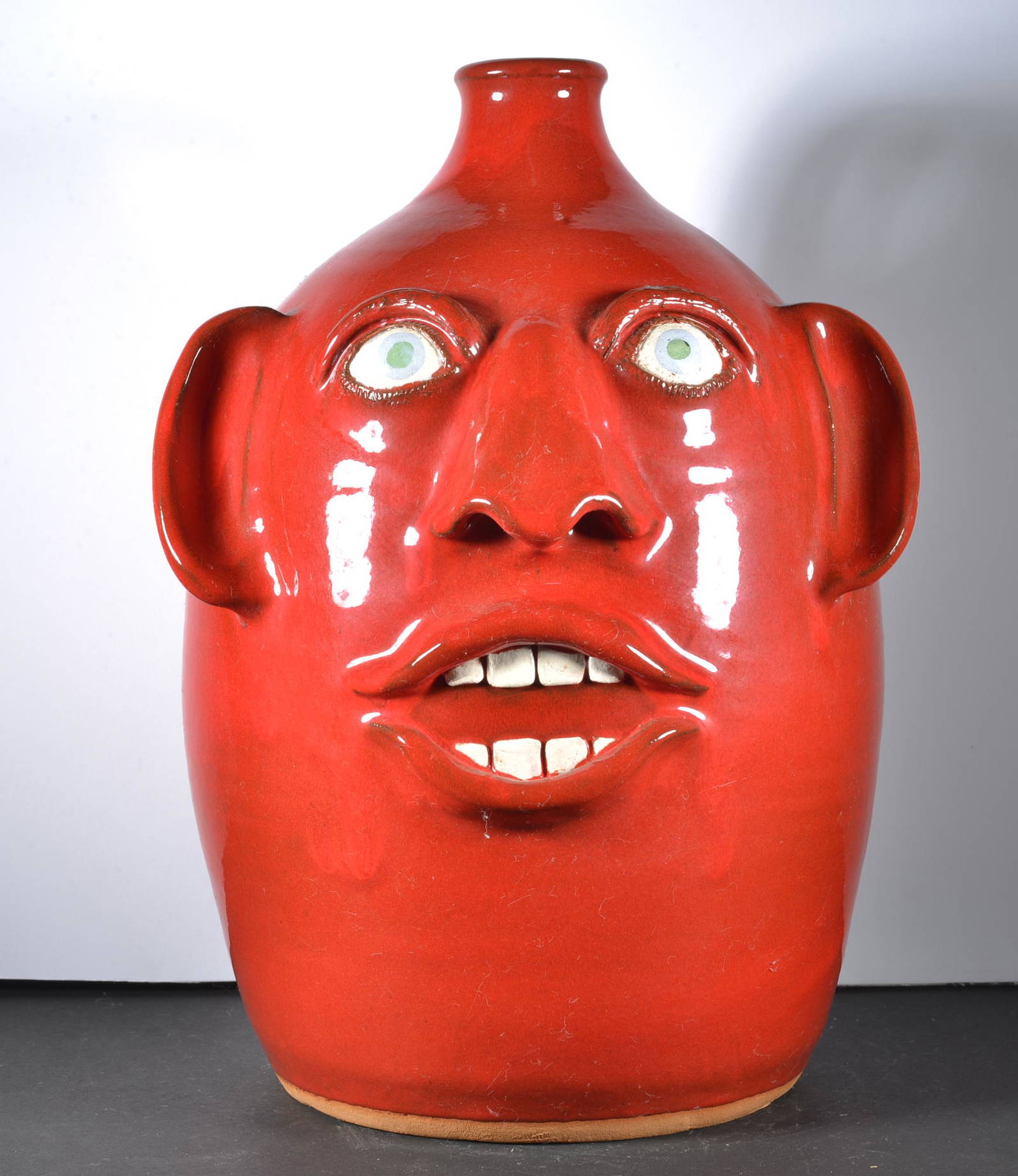 JOE REINHARDT "YES I AM THE MAN WITH THE PLAN" FACE JUG (#0017) on Apr ...