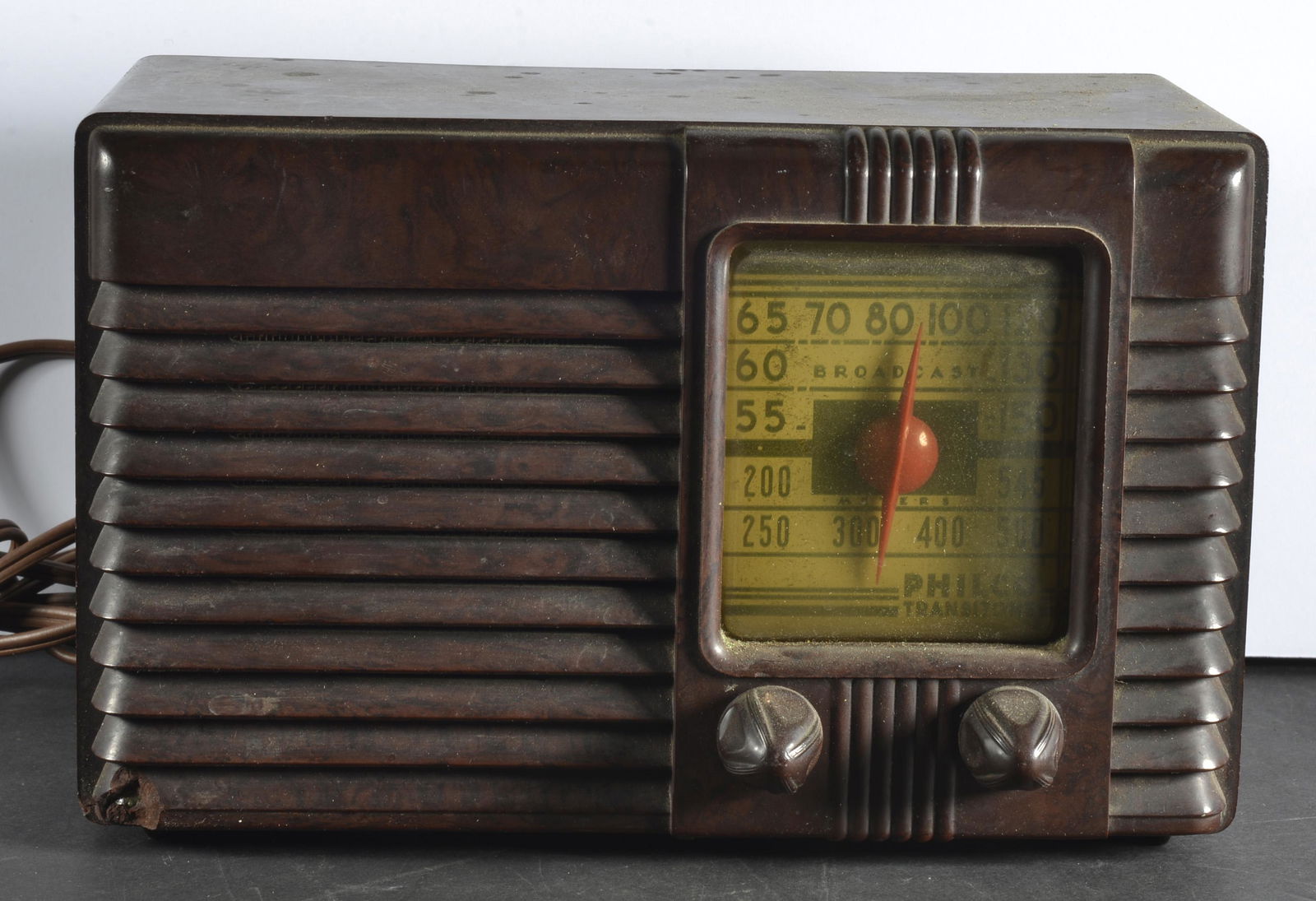 Philco Transitone Bakelite Table Radio