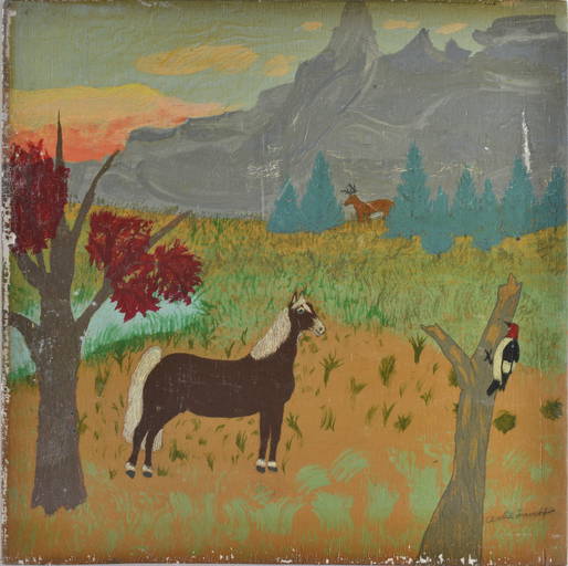 Arlie Lambdin Folk Painting