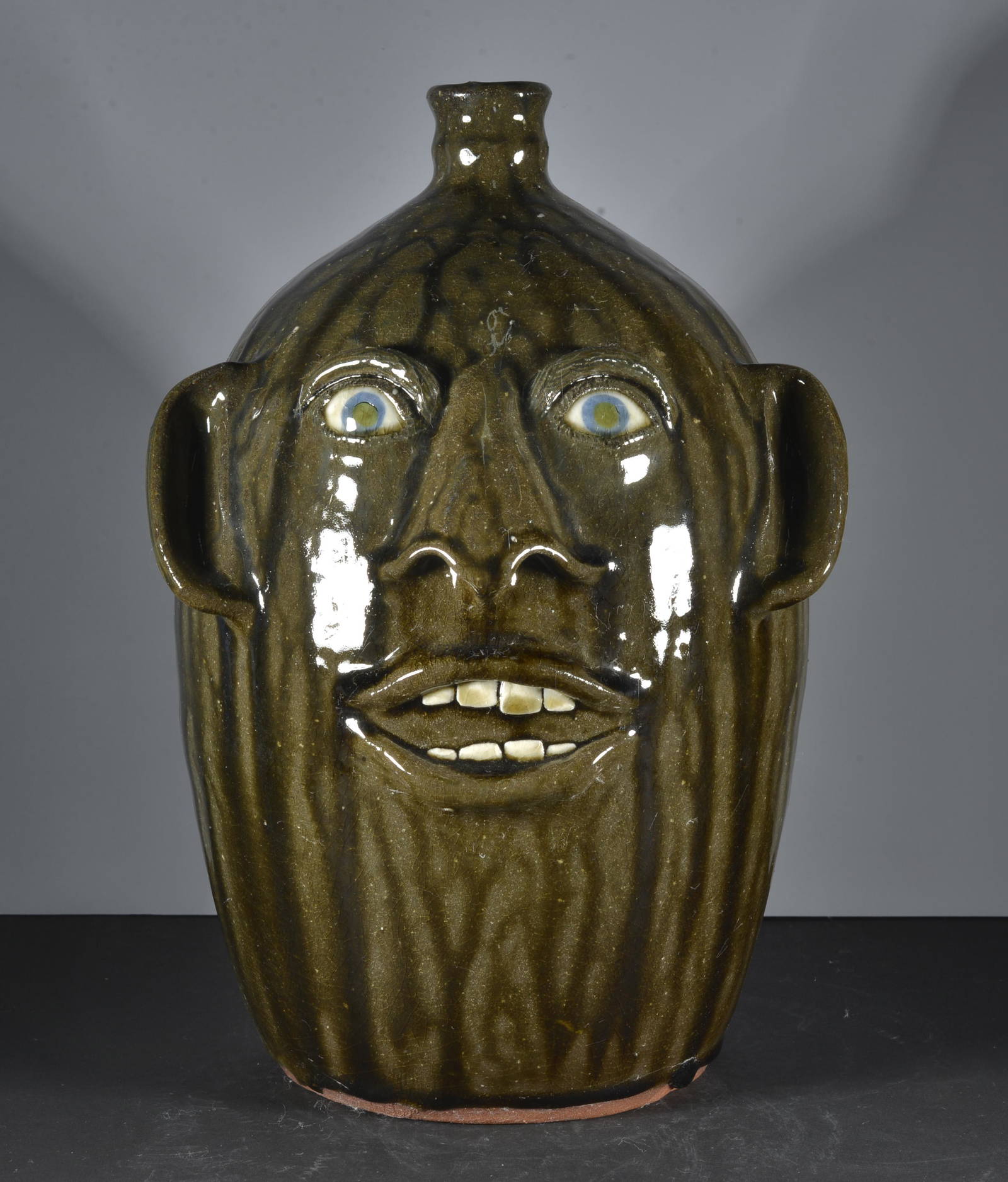 Joe Reinhardt Pottery Face Jug Auction