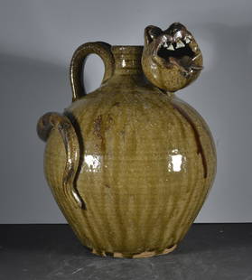Anna Pottery Snake Jug