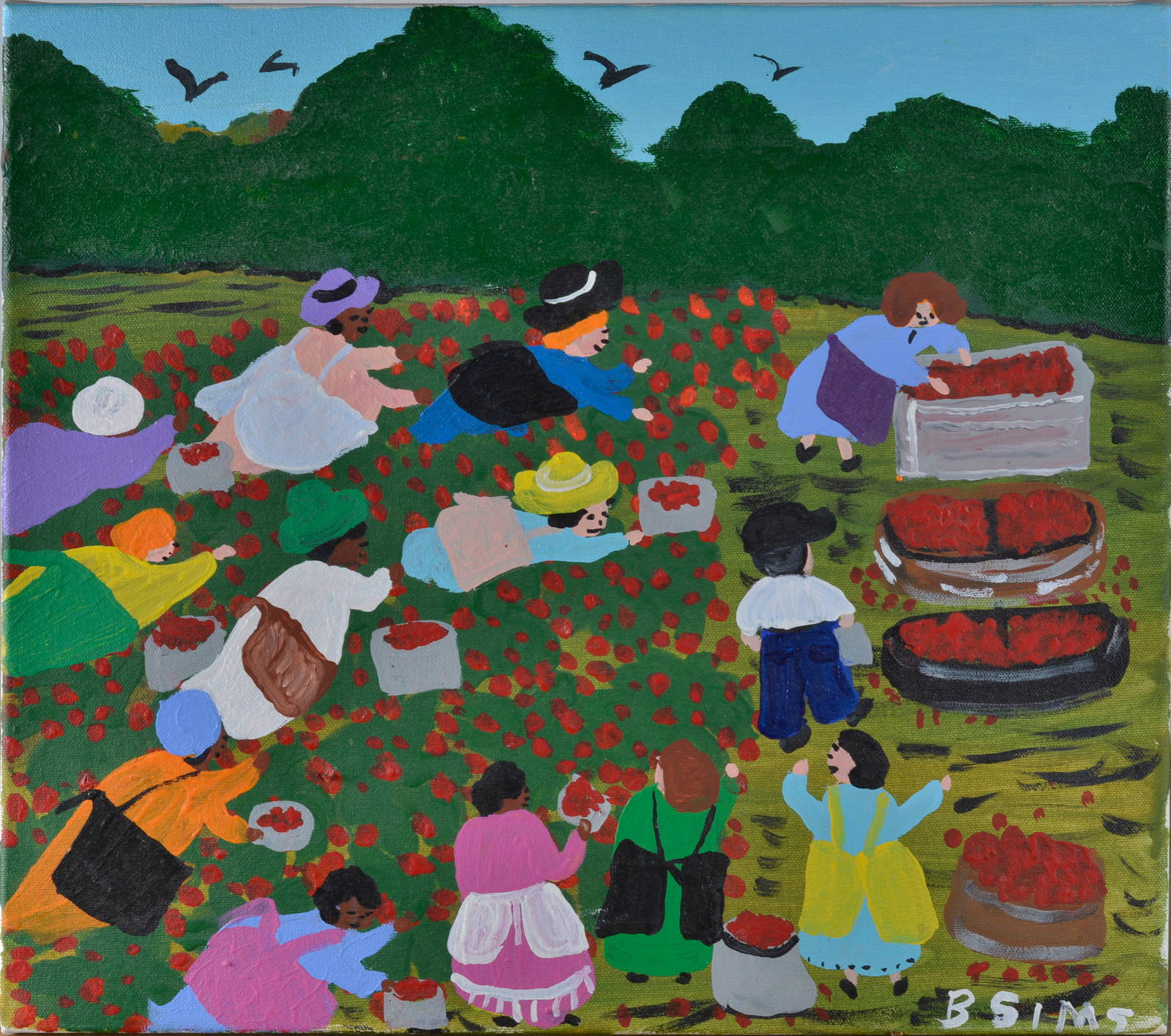 Bernice Sims (1926 - 2014) Painting Auction