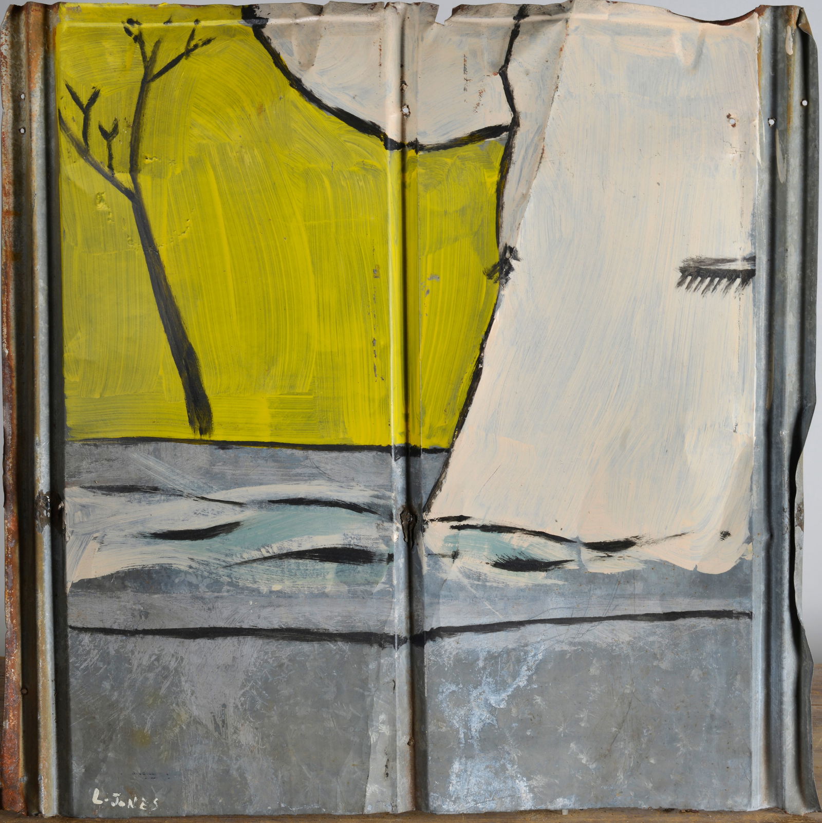 Leonard Jones Folk Art Painting Auction