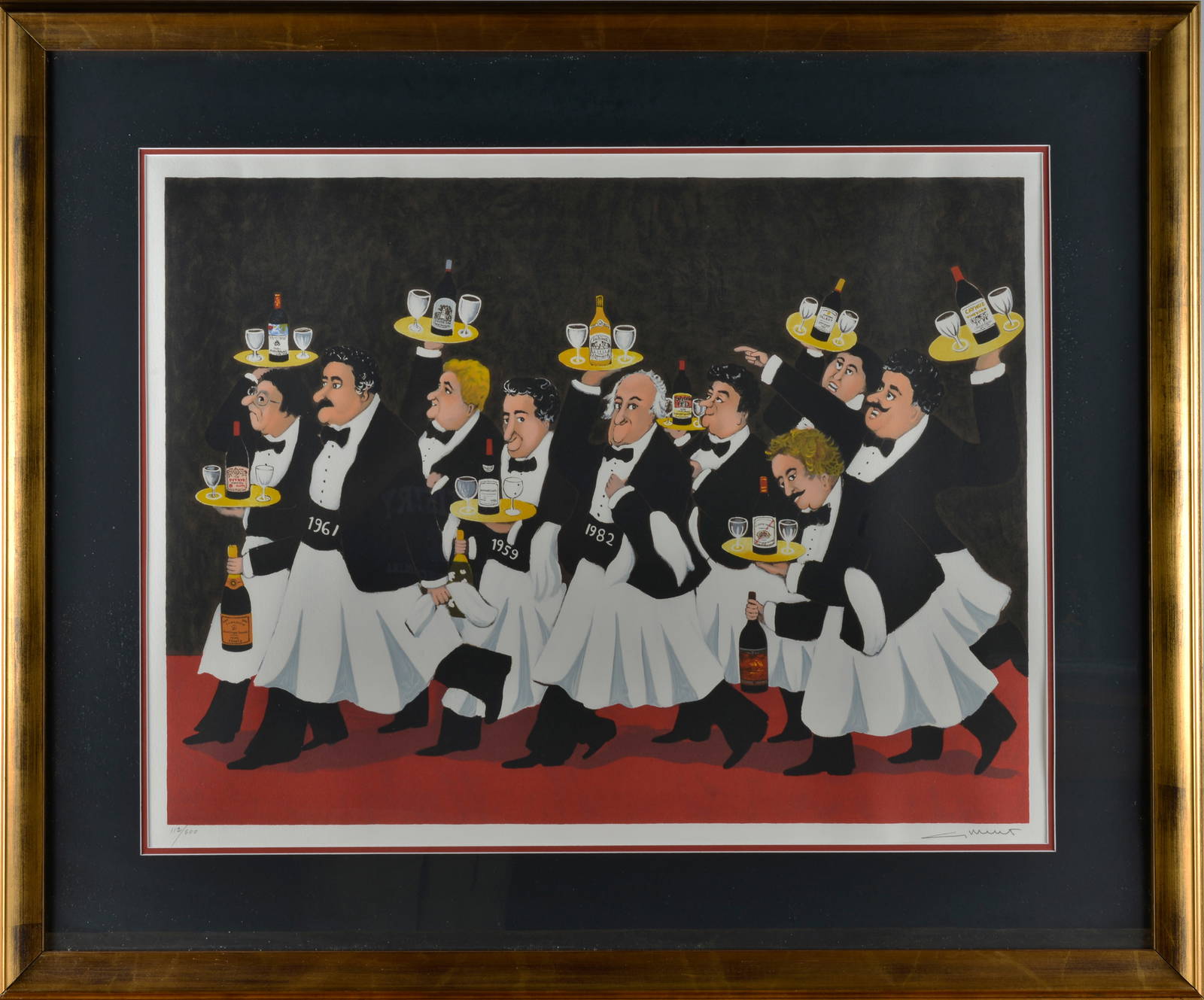 Guy Buffet Pencil Signed Print Auction