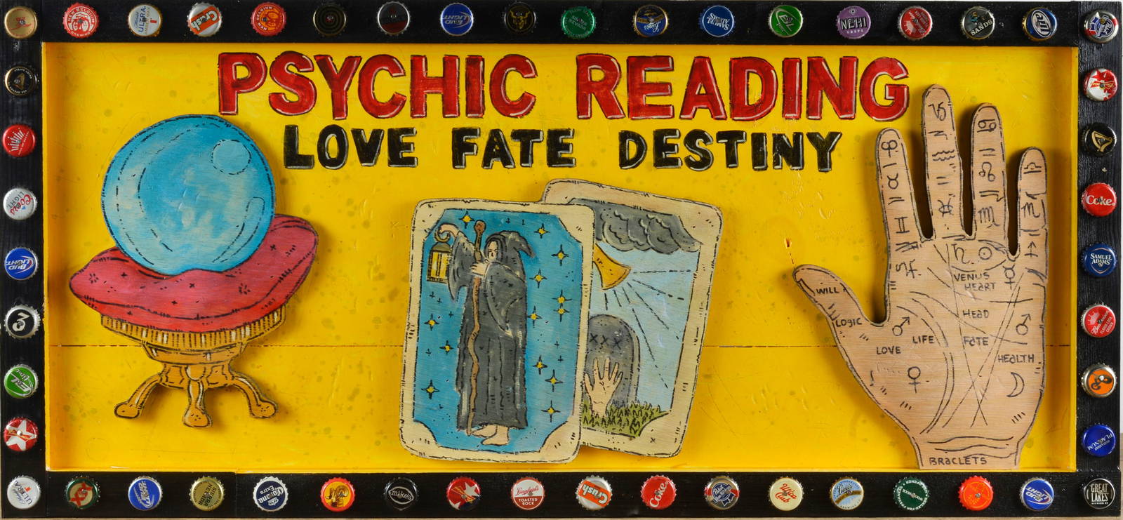 Eric Cunningham Folk Art Painting Auction