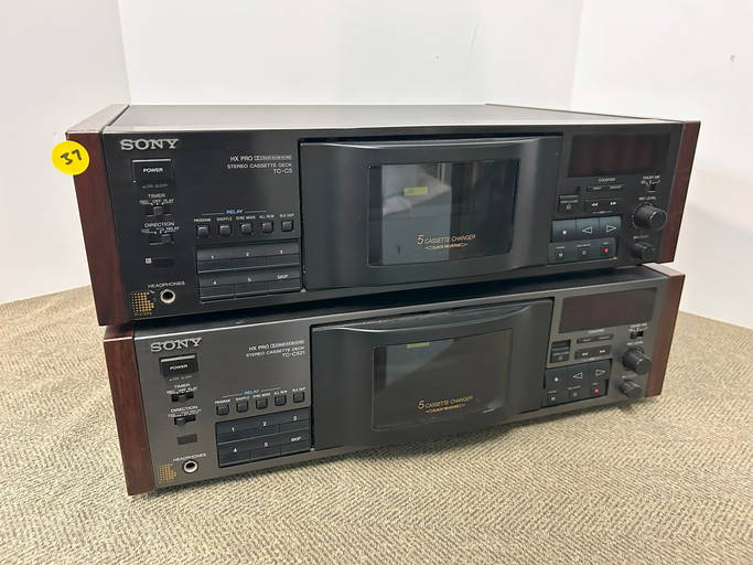 Sony Tc C5 Stereo Cassette Deck