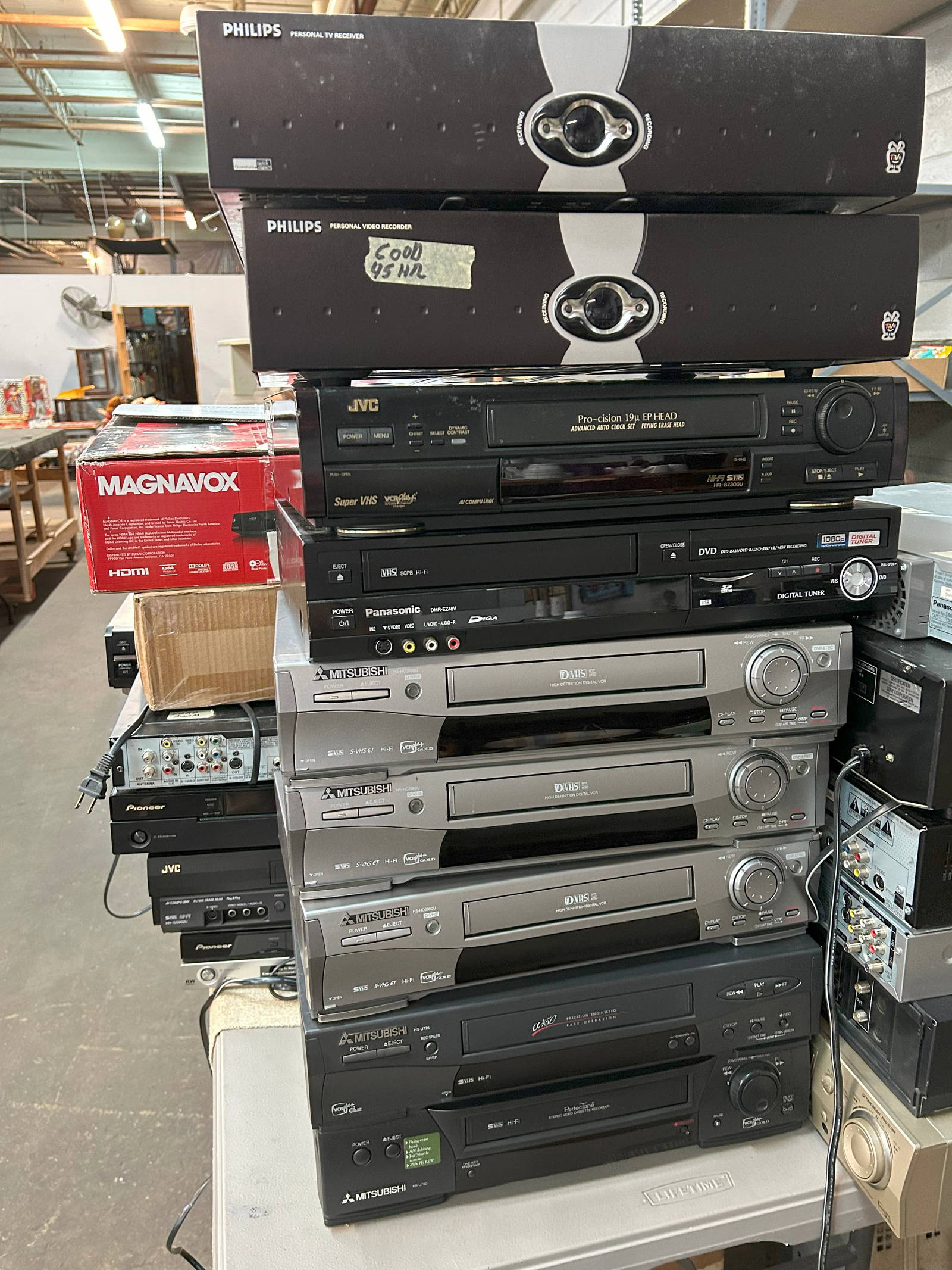 Collection Of Dvr And Vcr Units Auction