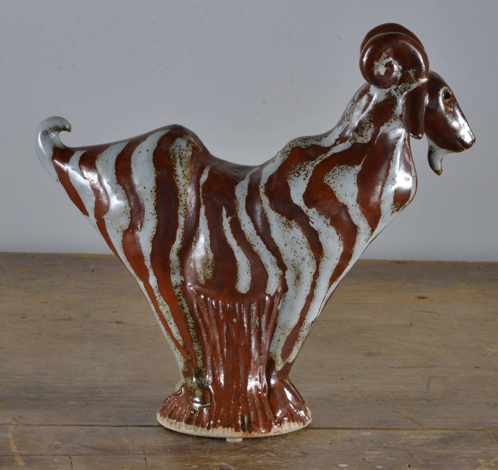 Ken Sedberry Pottery Goat Auction