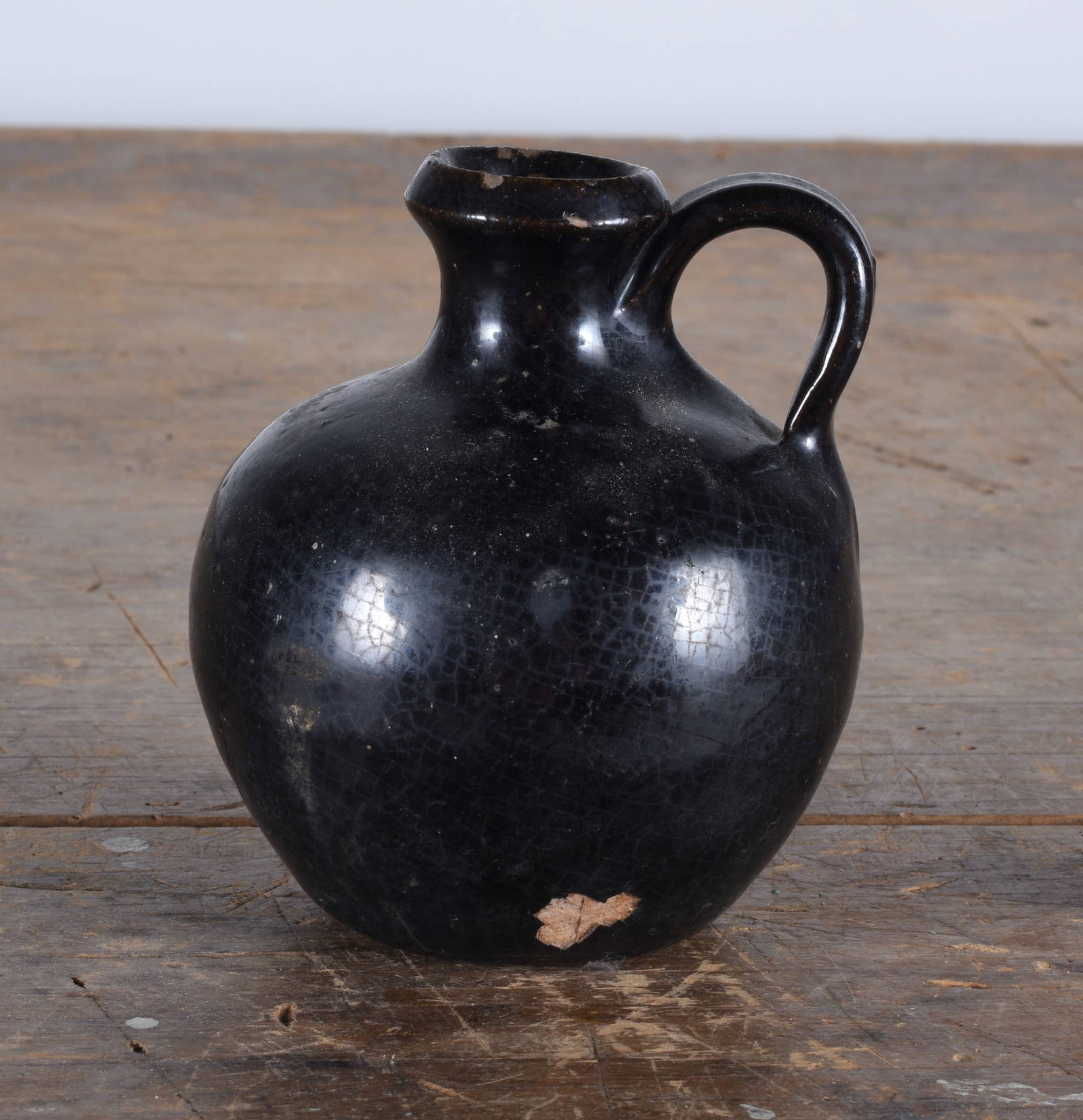 Small Pottery Jug Early Cole Pottery Auction