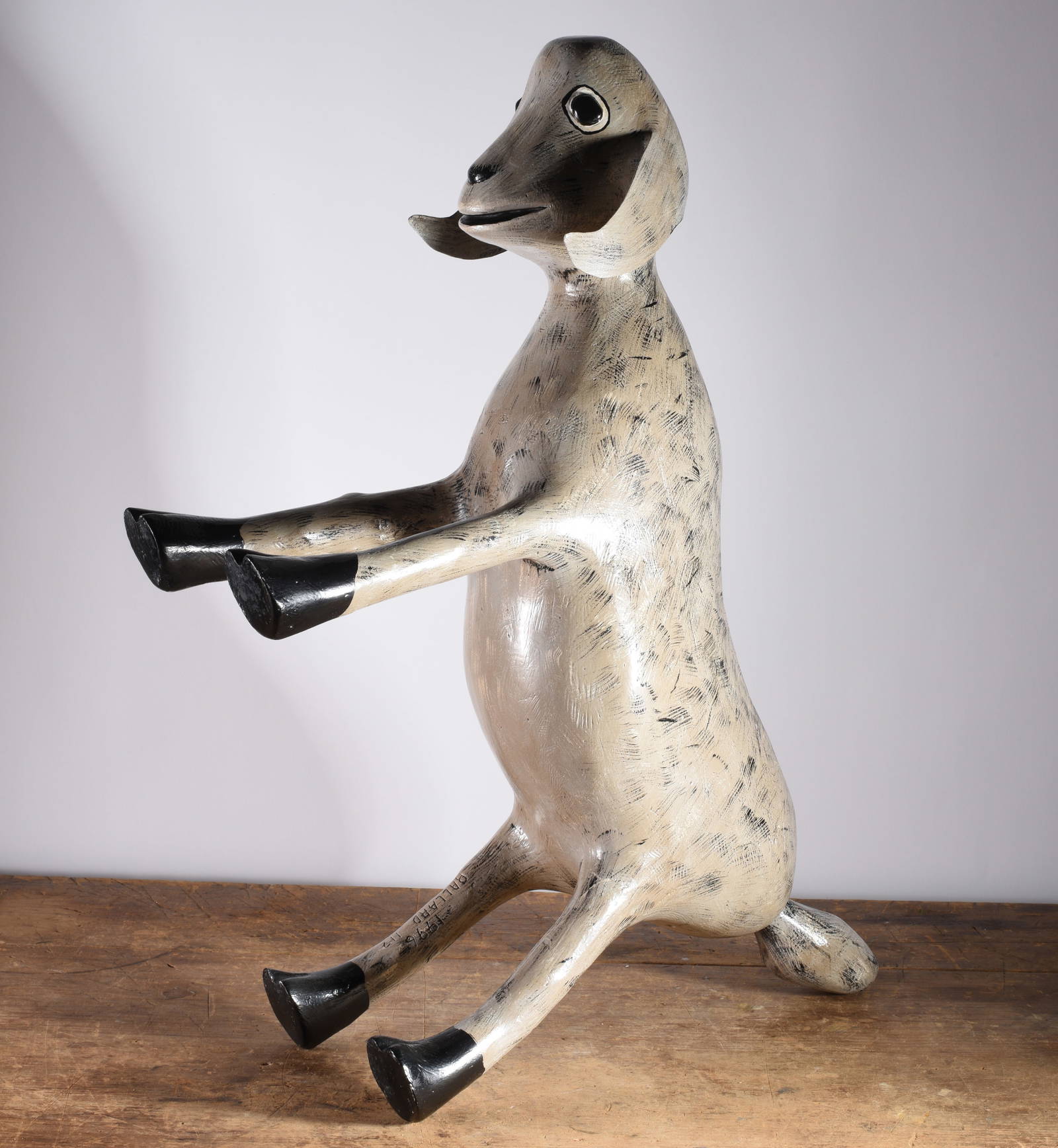 Larry Ballard Carved Goat Auction